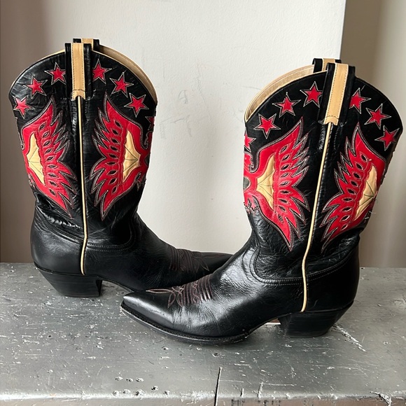 Larry Mahan | Shoes | Vintage Cowboy Cowgirl Western Larry Mahan Boots ...